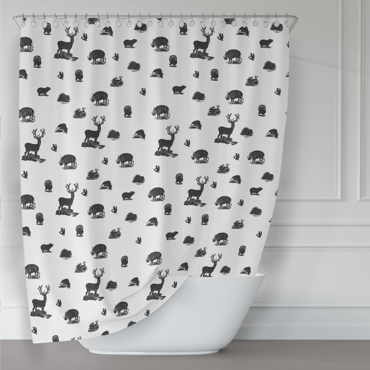 Vintage Dictionary Animal Prints Shower Curtain – Metro Shower Curtains